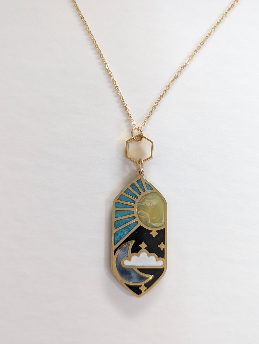 Alchemist Necklace -Gold Color – Muro Jewelry