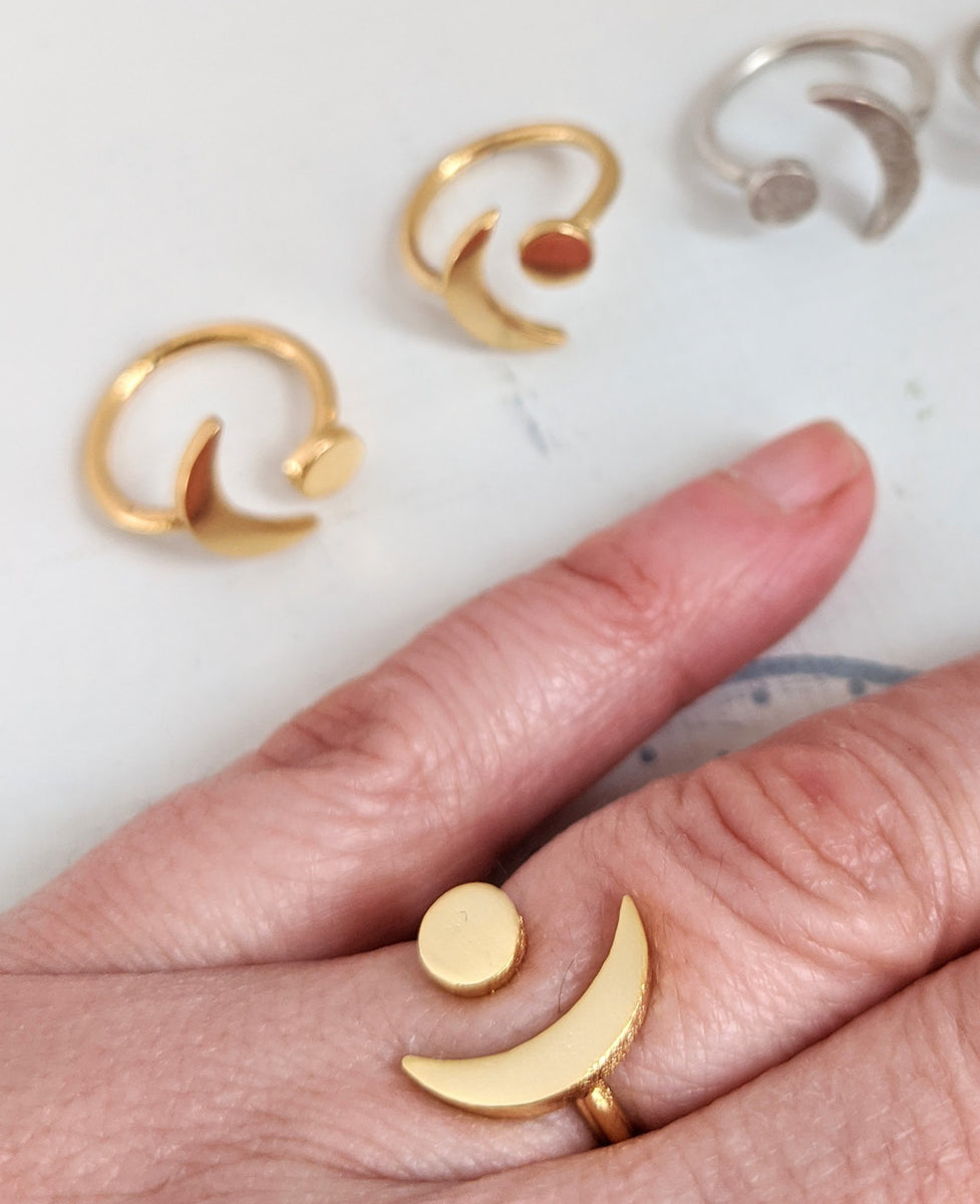 Sun And Moon Rings – Muro Jewelry